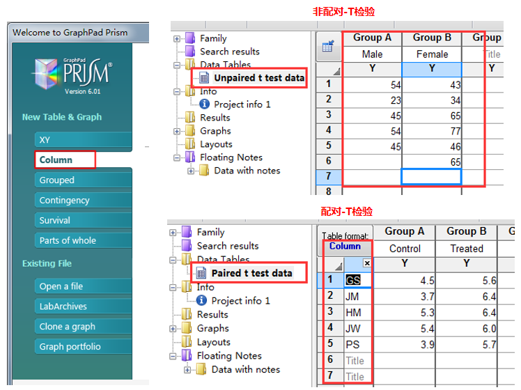 手把手教你用 Graphpad 玩转t检验！实现SCI统计配图自由 - 知乎