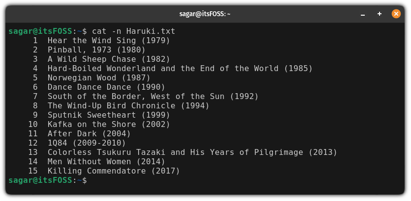 在 Linux 中使用 cat 命令 | Linux 中国 - 知乎