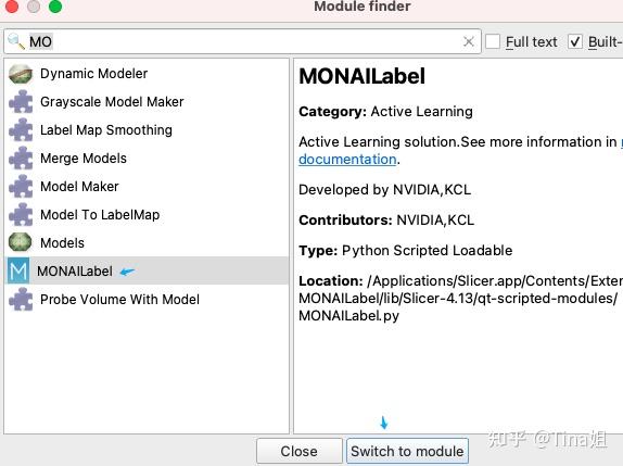 在3D slicer中使用MONAI Label 辅助标注提升标注速度-安装教程 - 知乎