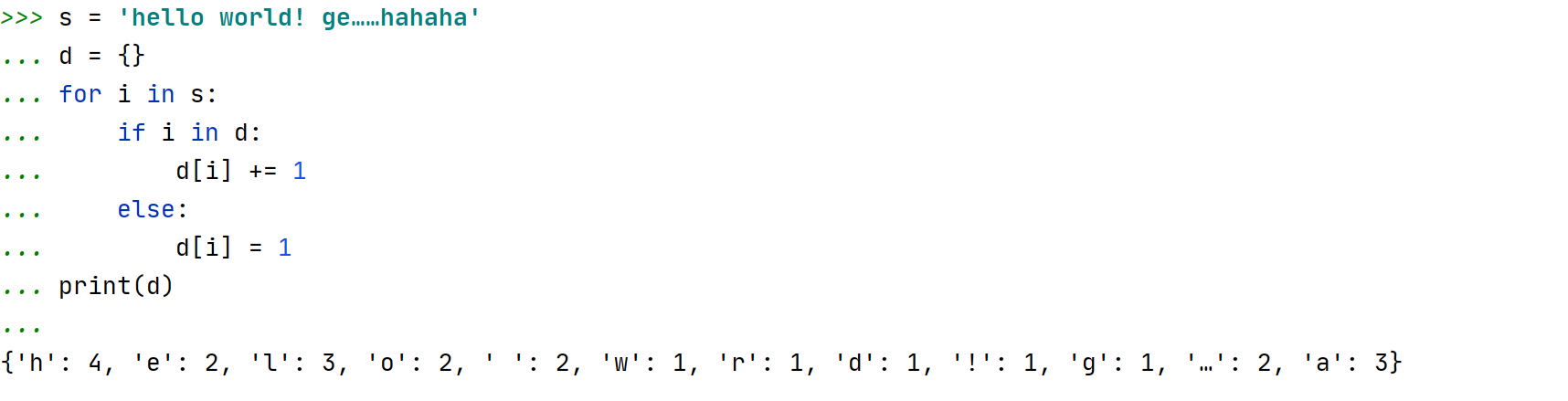 Python：计算字符串中每个字母出现的次数 知乎 9134