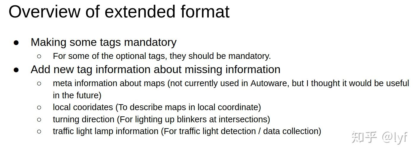 Lanelet2 Extension for Autoware - 知乎