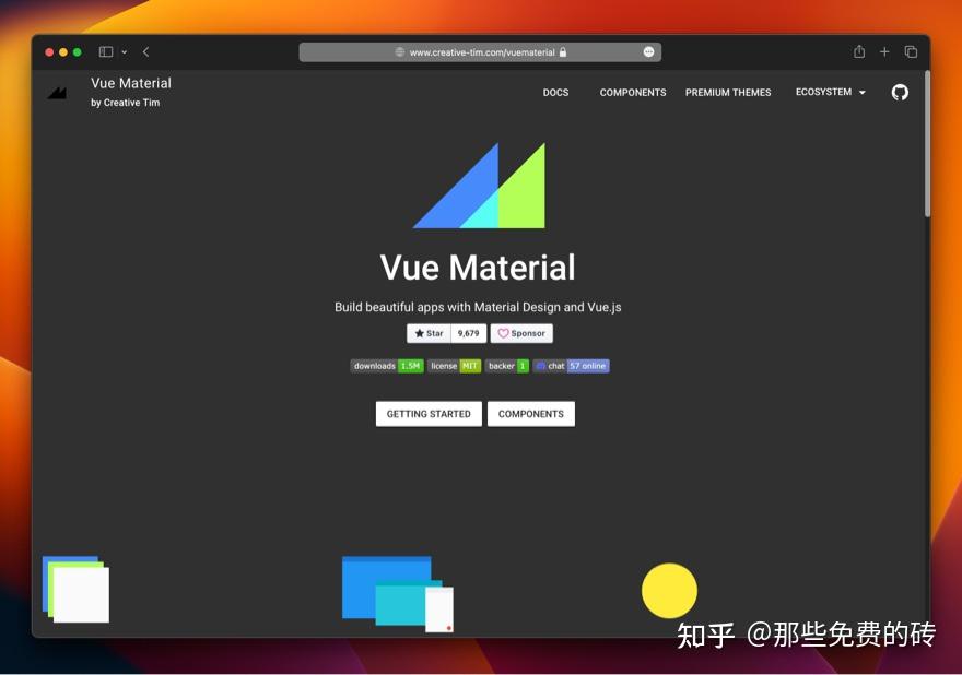 Vue Material 基于谷歌 Material Design 打造的开源前端 Ui 组件库,用 Vue 开发海外应用的绝佳选择 知乎