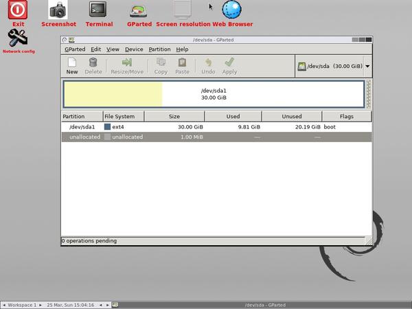 如何使用 GParted 实用工具缩放根分区 - 知乎