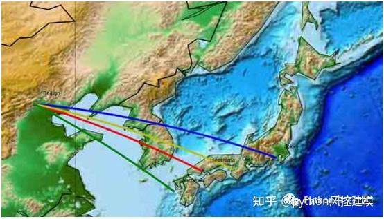 Python basemap模拟导弹发射 - 知乎