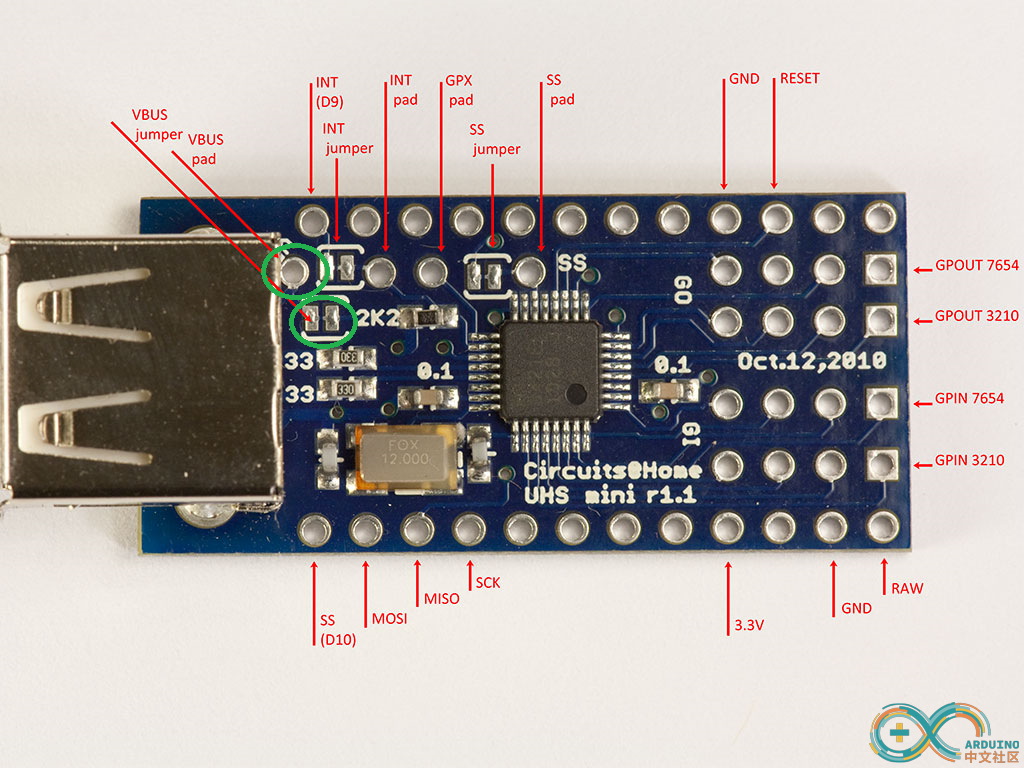 在 Arduino Min (3.3V,8MHz) 上使用 Usb Host Shield Mini - 知乎