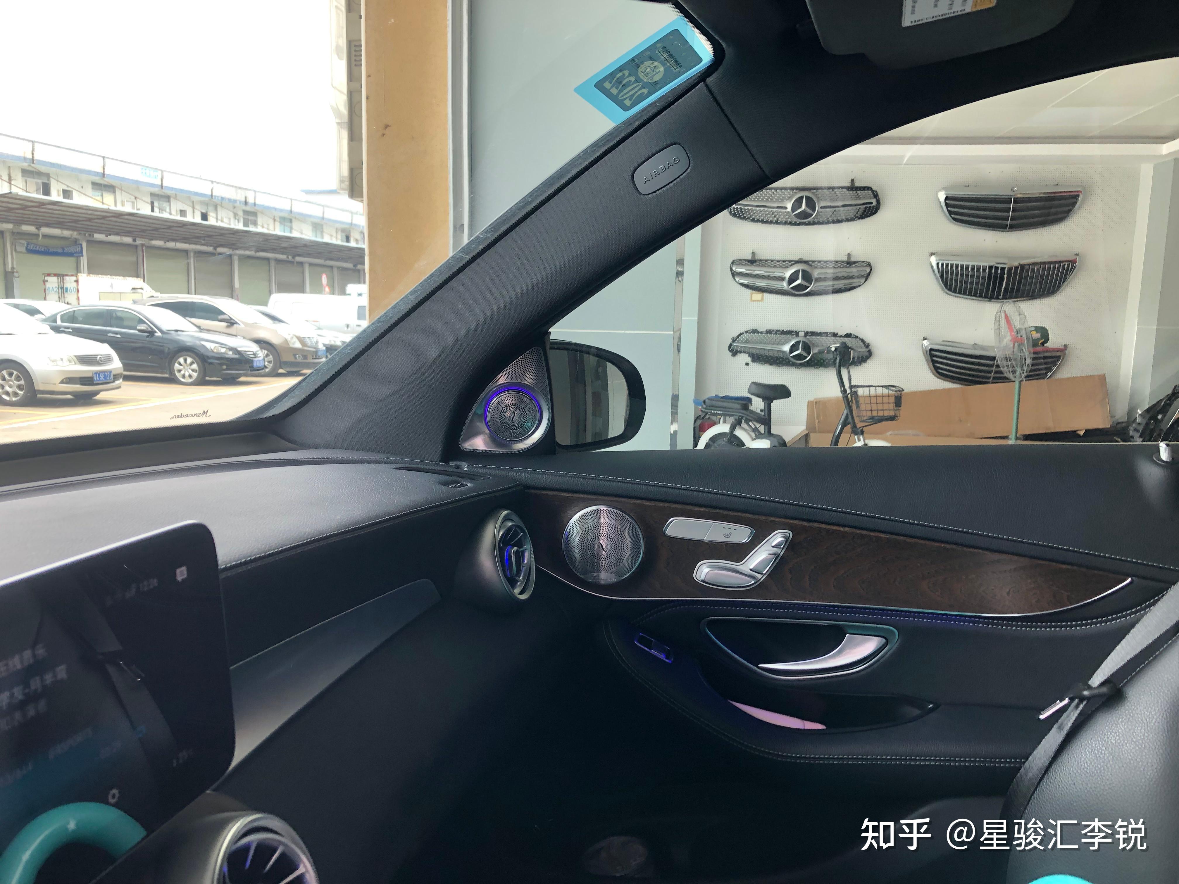 21款奔驰GLC260L改装小柏林音响，13个喇叭套件安装效果分享 - 知乎