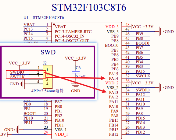 最小系统板stm32f103c8t6烧录程序 知乎