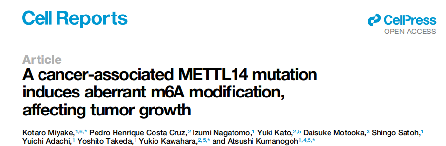 Cell Reports | 揭开METTL14在介导m6A修饰中的神秘面纱 - 知乎