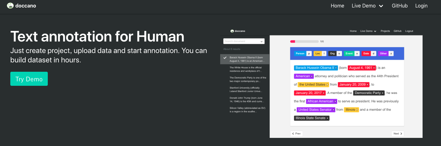 支持多语言的文本标注工具——doccano - 知乎