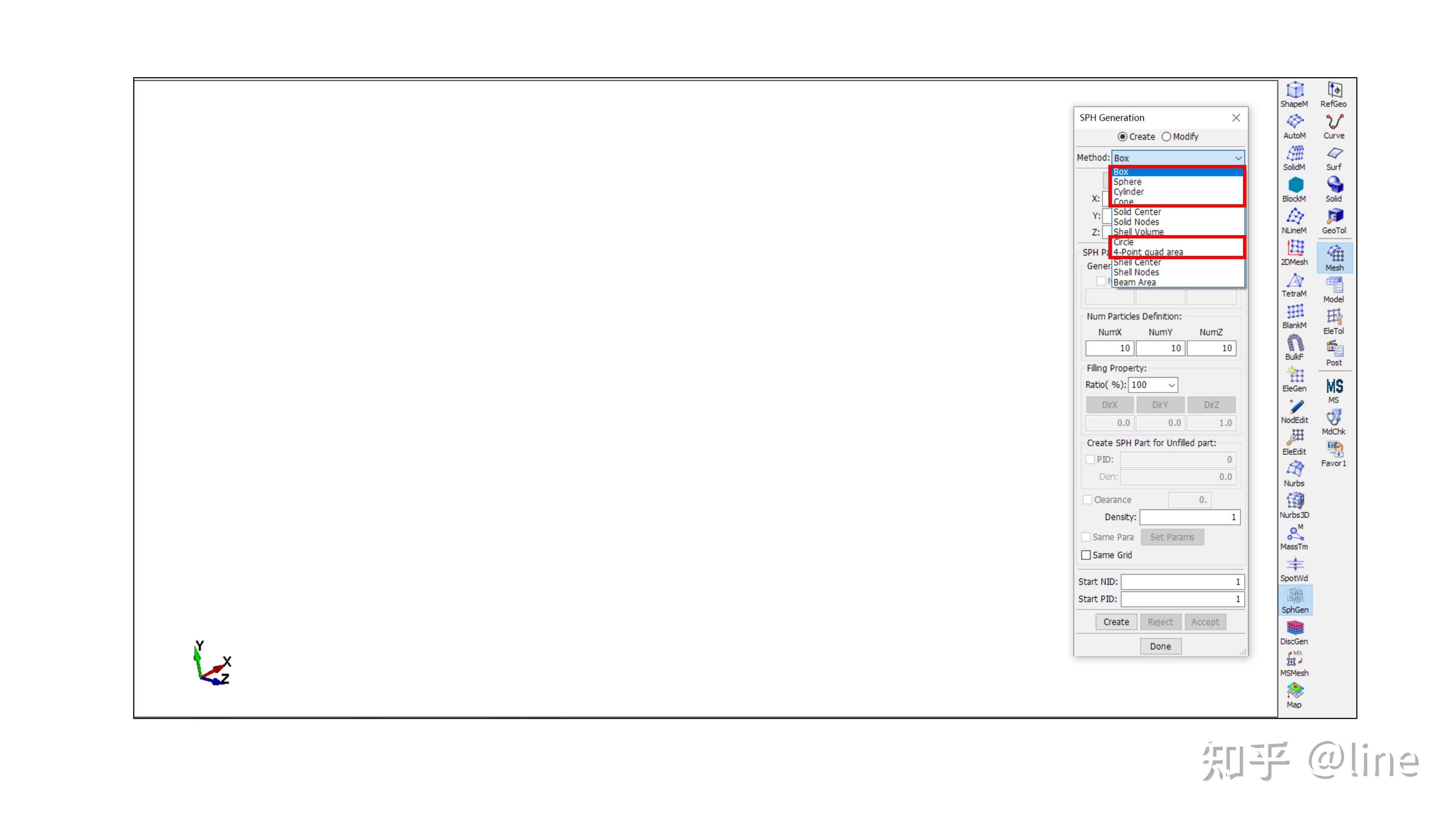 LS-DYNA网格划分（八）：LS-PrePost—无网格划分功能，SPH粒子的生成 - 知乎