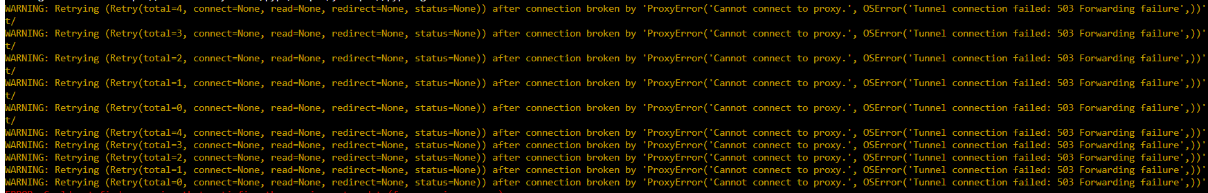 Pip安装报“proxyerror” 知乎