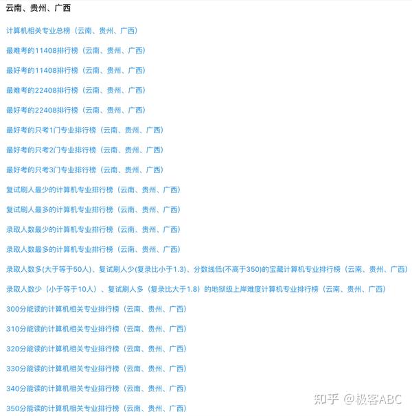 【计算机考研】最难考的11408排行榜（江苏）排行榜 - 知乎