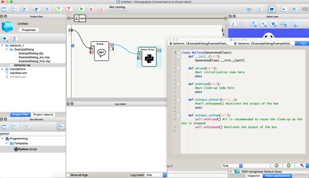ChatGPT 在 Pepper 2.5 及 NAO 机器人上的实现 – Choregraphe 篇 - 知乎