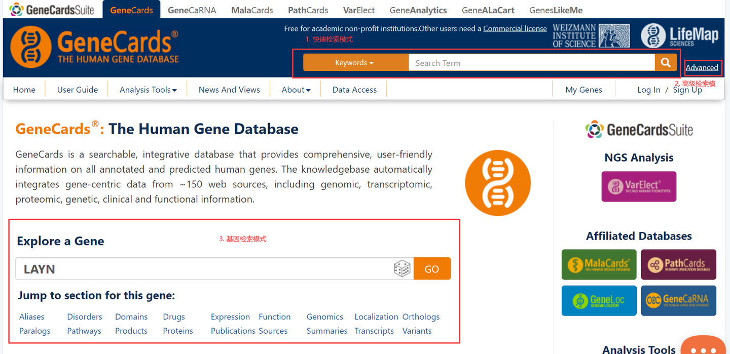 GeneCards数据库详解 - 知乎