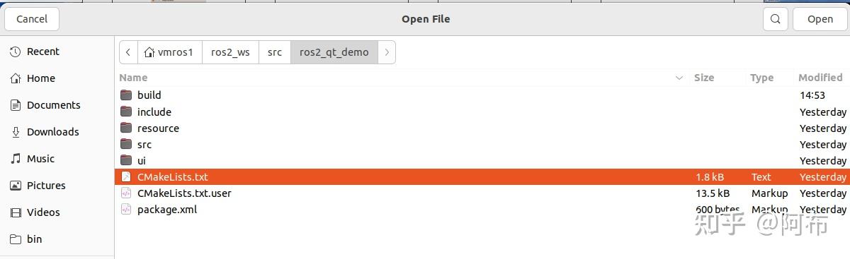 1.3 编写一个简单的ROS2 Qt Demo(笔记) - 知乎