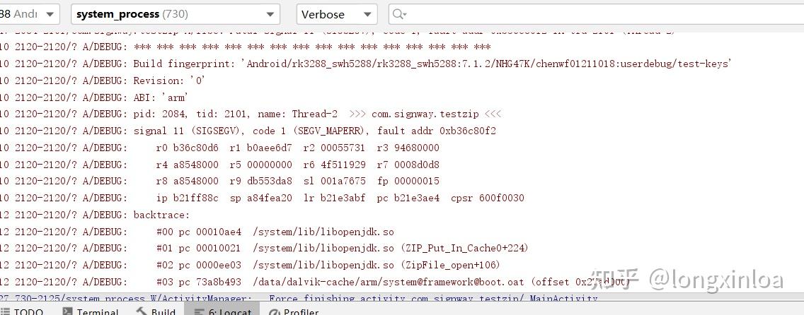 问题定位：signal 11 (SIGSEGV), code 1 (SEGV_MAPERR), fault addr - 知乎