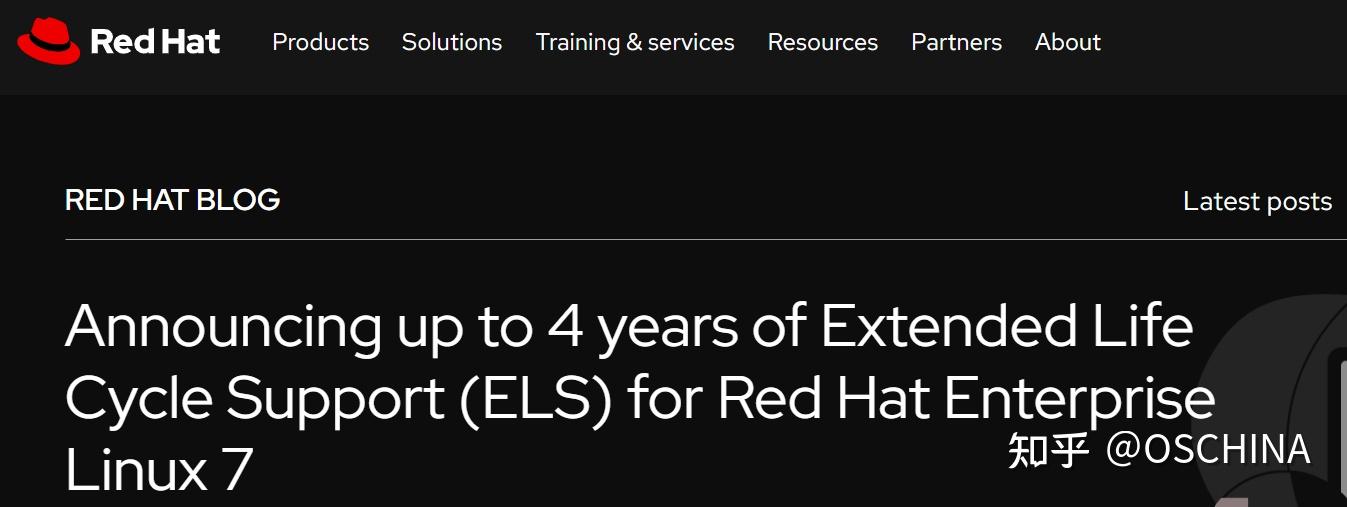 红帽为 RHEL 7 提供长达 4 年的延长生命周期支持 - 知乎