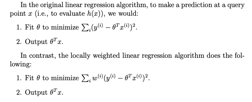 CS229局部线性回归review和实现 - 知乎