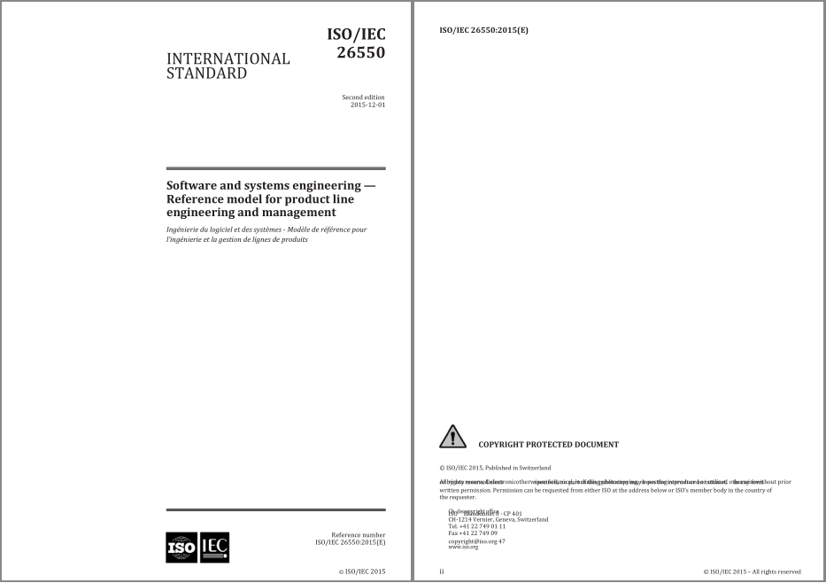 ISO/IEC 26550-2015（原版PDF）+Chinese（ISO中文版翻译）软件和系统工程 - 产品线工程和管理参考模型 - 知乎