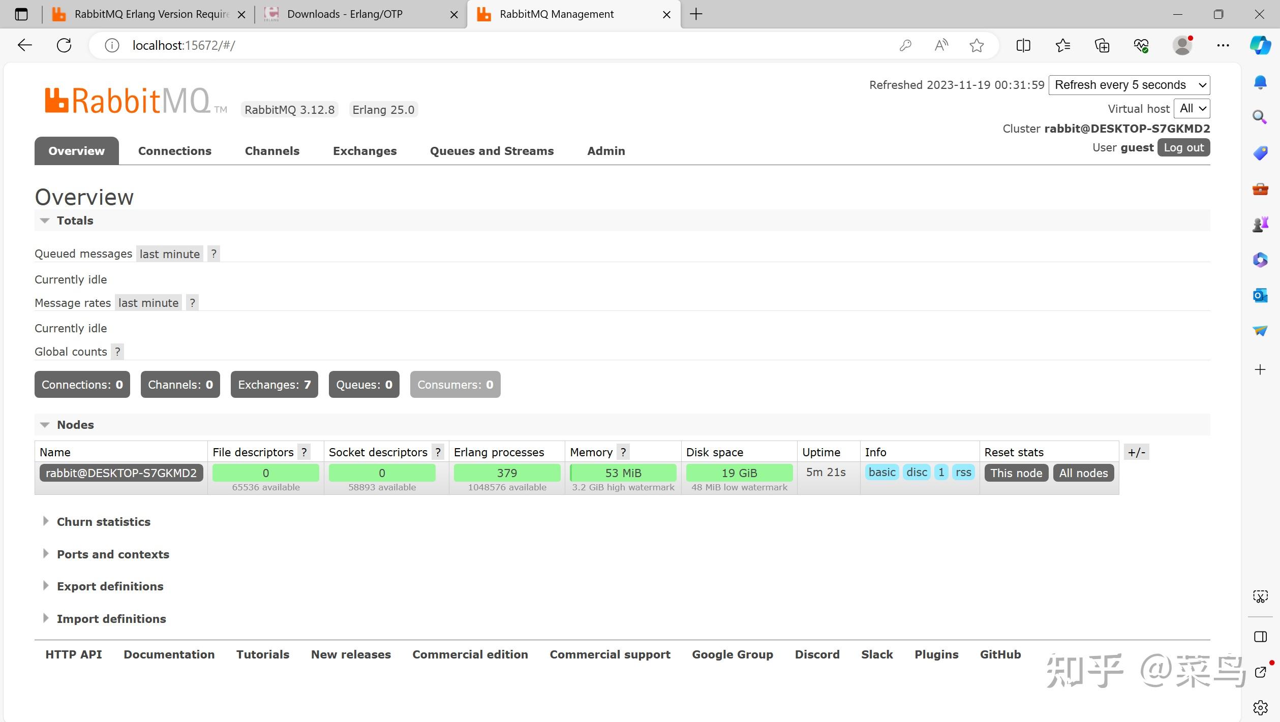 RabbitMQ系列 （1）Windows环境安装教程 - 知乎