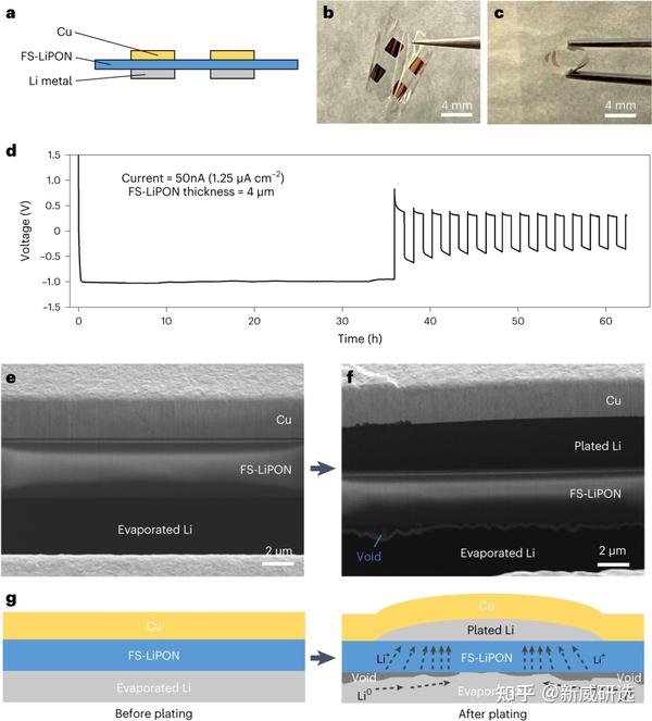 学术前沿|孟颖&张明浩Nat. Nanotechnol.：自支撑LiPON薄膜实现零外压下致密金属锂沉积 - 知乎