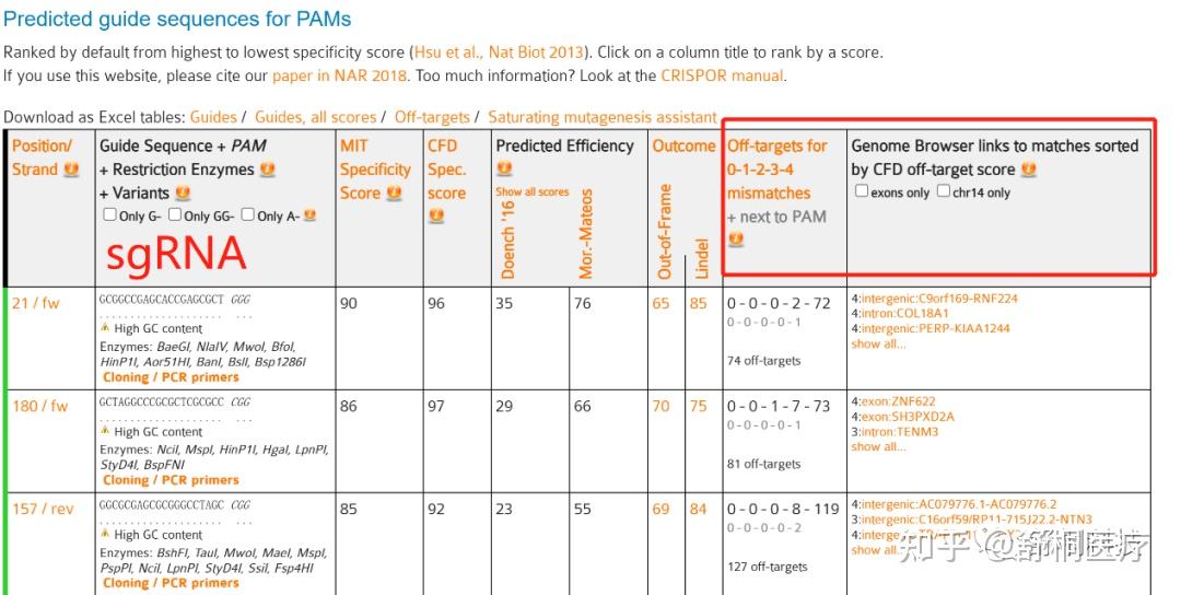 知识分享 | CRISPR/Cas9之sgRNA的设计 - 知乎