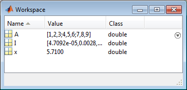 MATLAB输入矩阵——利用Variables editor - 知乎