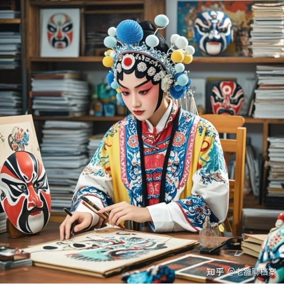 AC0027《档案文创与京剧脸谱：传统与现代的邂逅》 - 知乎