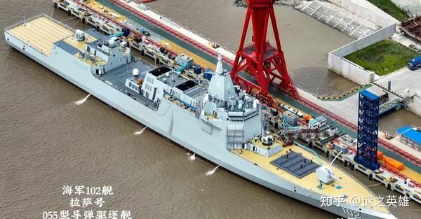 055大驱“咸阳舰”刷号，首批8艘全部交付，第二批或大幅升级！ - 知乎