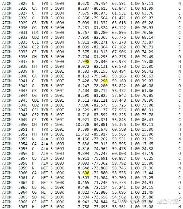 PDB序列中的异常情况 - 知乎