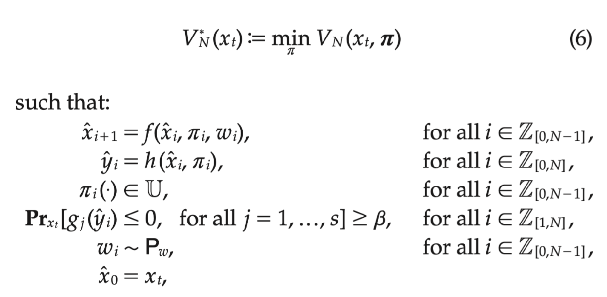 论文阅读：Stochastic Model Predictive Control: An Overview and Perspectives ...
