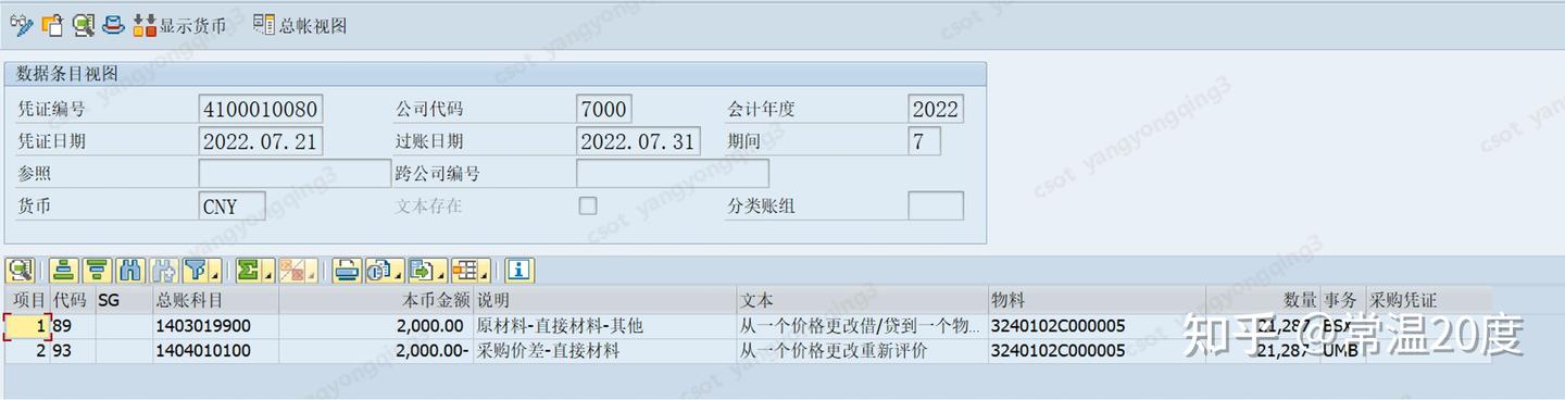 SAP-基础篇-64-开新账期后MR21&MR22调整形成凭证详细分析 - 知乎