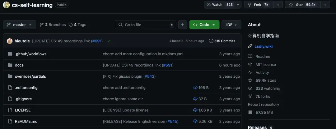 Github 300k 点赞！堪称最强计算机自学指南！ - 知乎