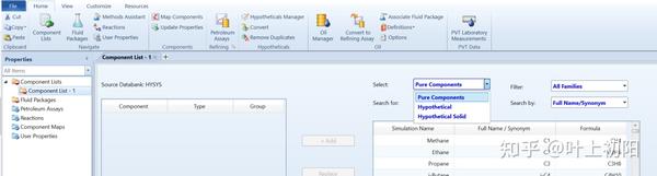 02 Aspen HYSYS组成及物性输入 - 知乎