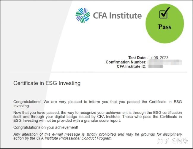 CFA-ESG证书是什么？为什么2024那么多人转行考ESG？ - 知乎