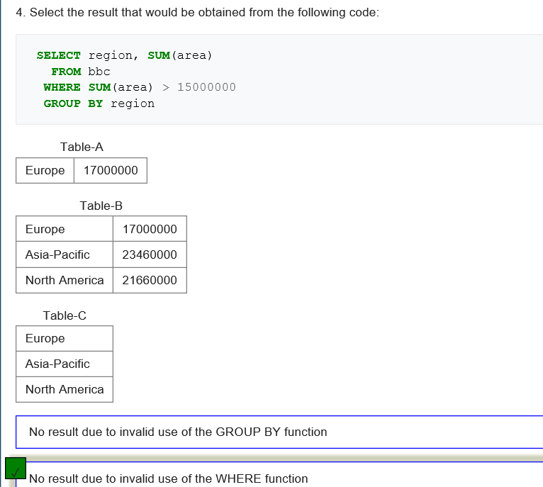 SQLzoo练习题笔记及答案解析2 - 知乎