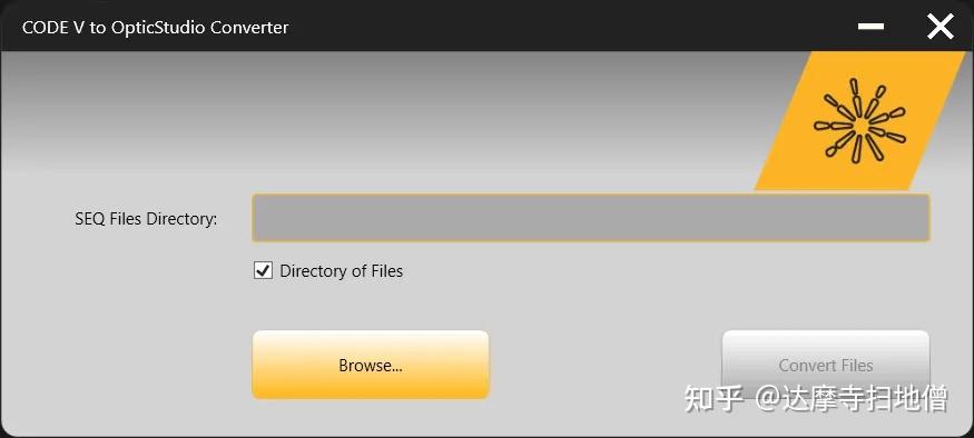 Ansys Zemax | 将CODE V设计导入OpticStudio - 知乎