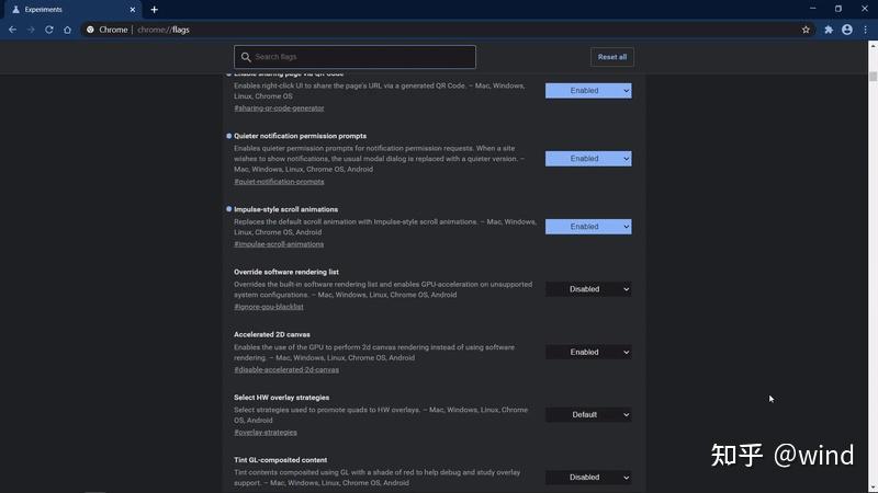 10 个你应该现在启用的绝佳的 Chrome Flags - 知乎