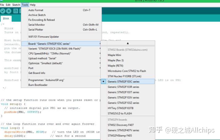 用Arduino IDE对STM32 Blue Pill进行编程 - 知乎