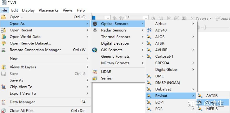 ENVI基于自带定位信息的几何校正 - 知乎