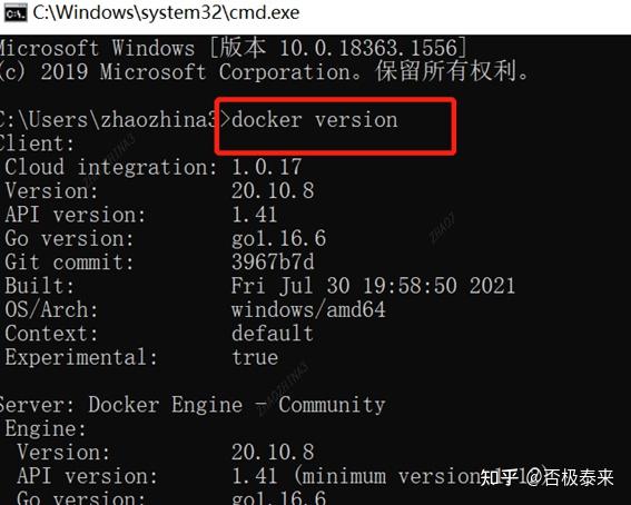 windows10 环境安装docker - 知乎