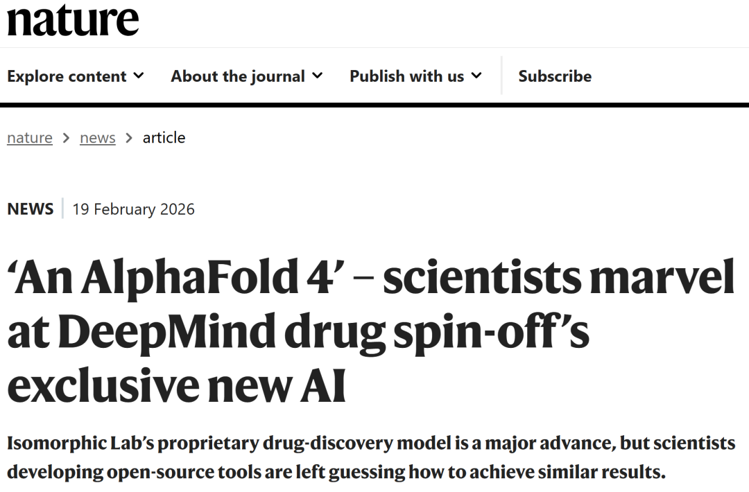 Nature | 被称为“AlphaFold 4”的新AI登场：DeepMind药物子公司震动科学界 - 知乎