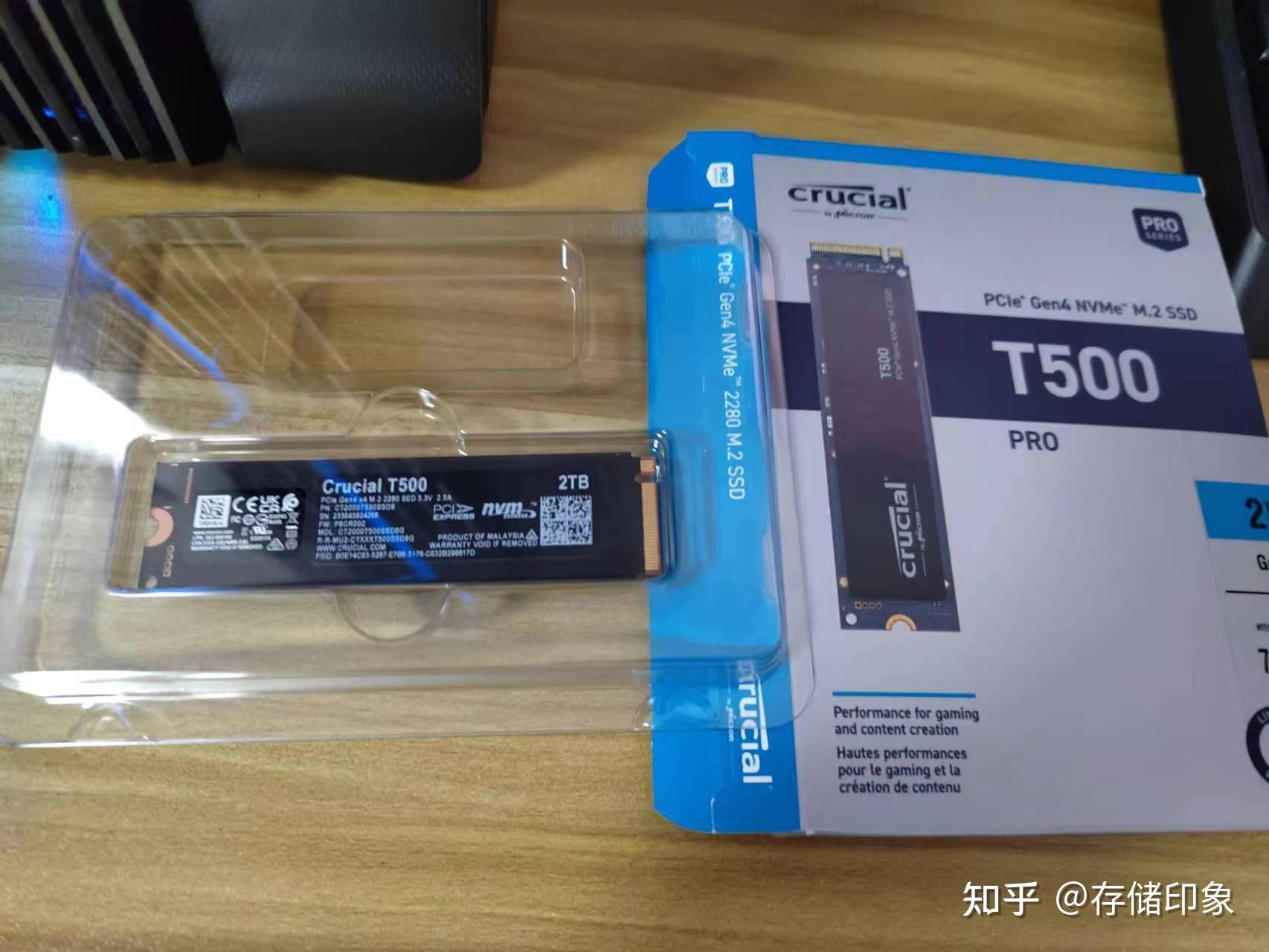【SSD新品尝鲜】Crucial 英睿达 T500 PCIe 4.0 NVMe SSD 固态硬盘战力高能