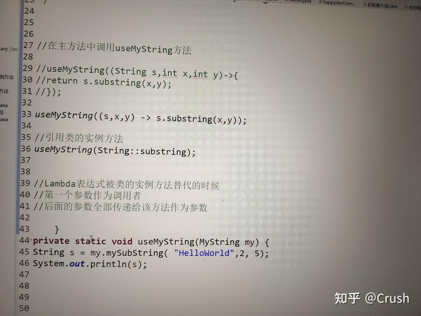 Java中引用类的实例方法 知乎