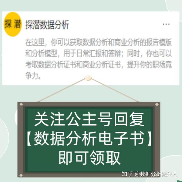 干货满满｜小白入门进阶数据分析书籍推荐 知乎