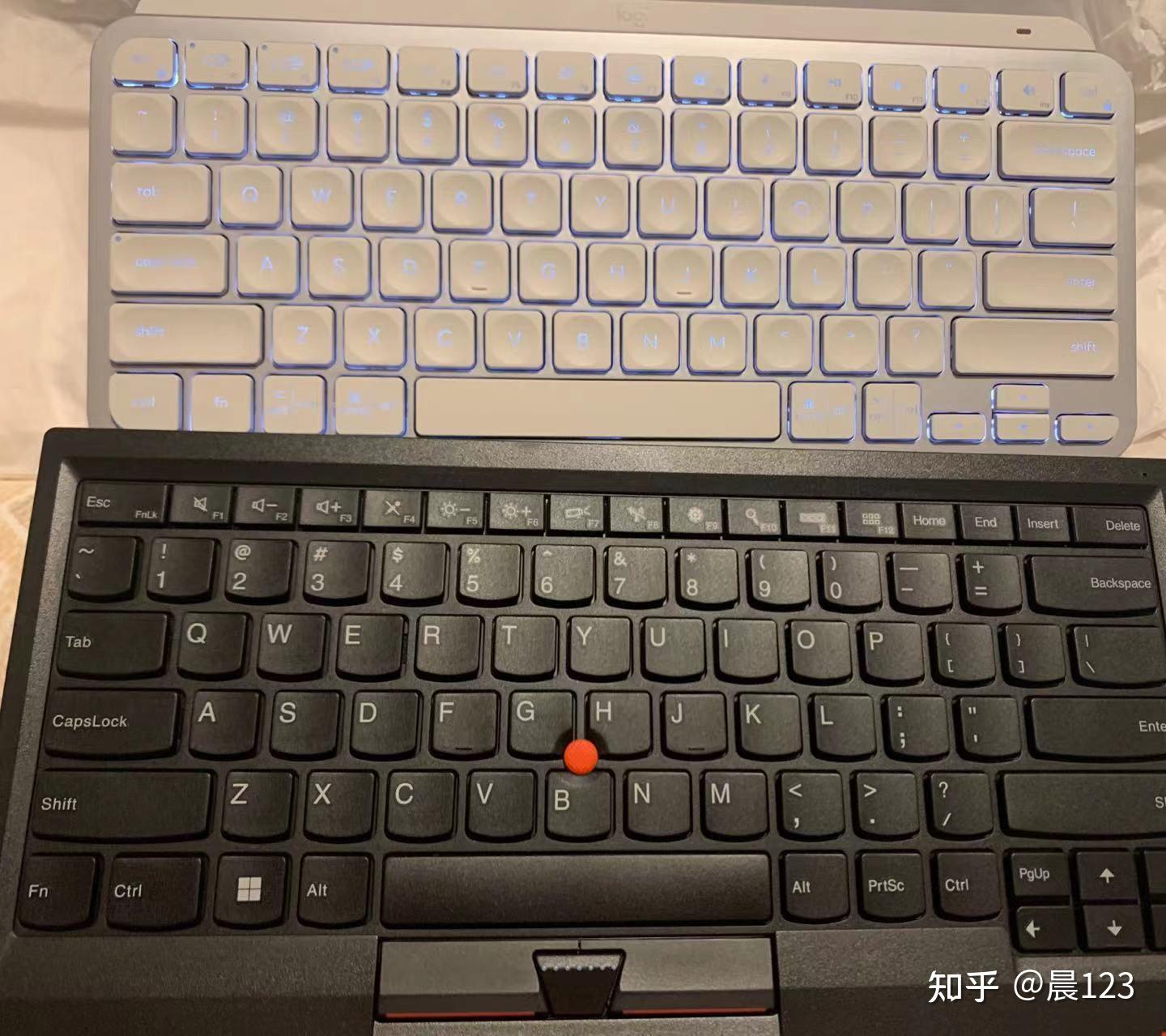 薄膜键盘天花板对比测评，罗技MX Keys mini/联想小红点键盘 无线/有线 - 知乎