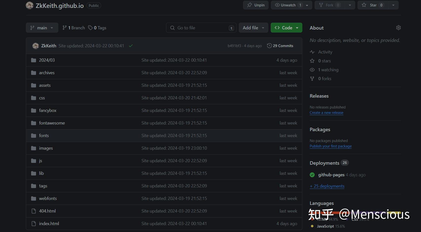 使用Hexo-github构建个人网站(备份记录) - 知乎