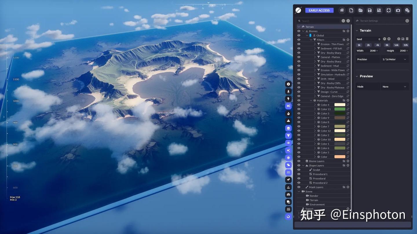 如何使用Gaea快速设计并生成开放世界地图 - 知乎