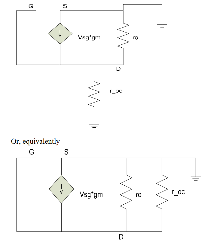 PMOS小信号模型复习 - 知乎