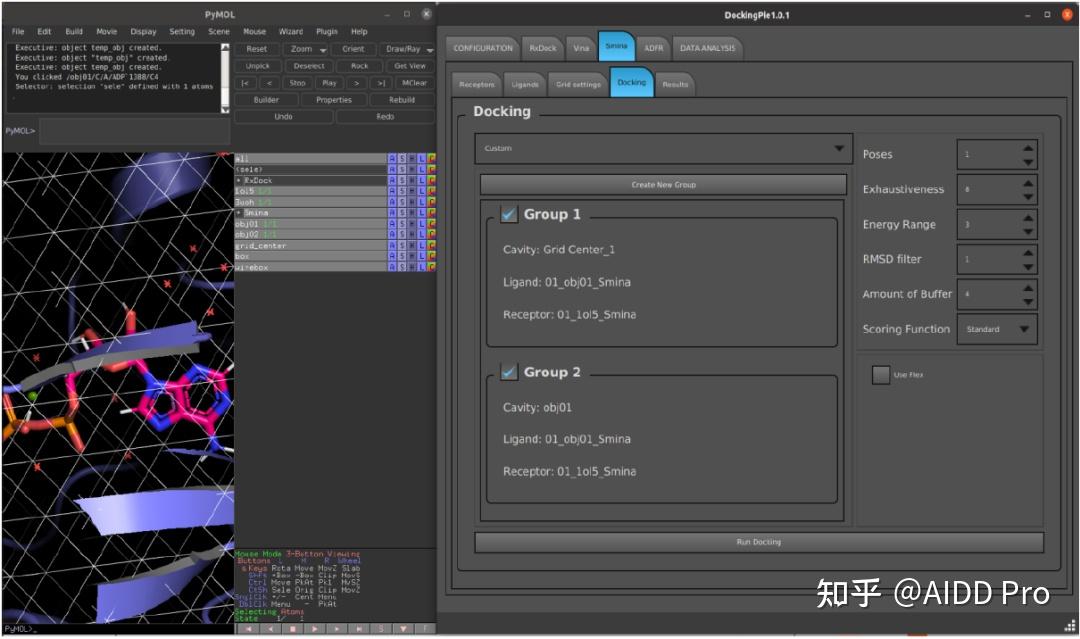 PyMOL进阶教程【04】同时使用多个程序实现批量分子对接 - 知乎